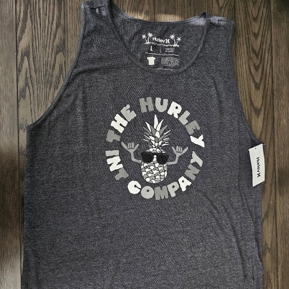 Hurley | Shirts | Nwt Mens Hurley Evd Wsh Pineapple Shaka Tank | Poshmark